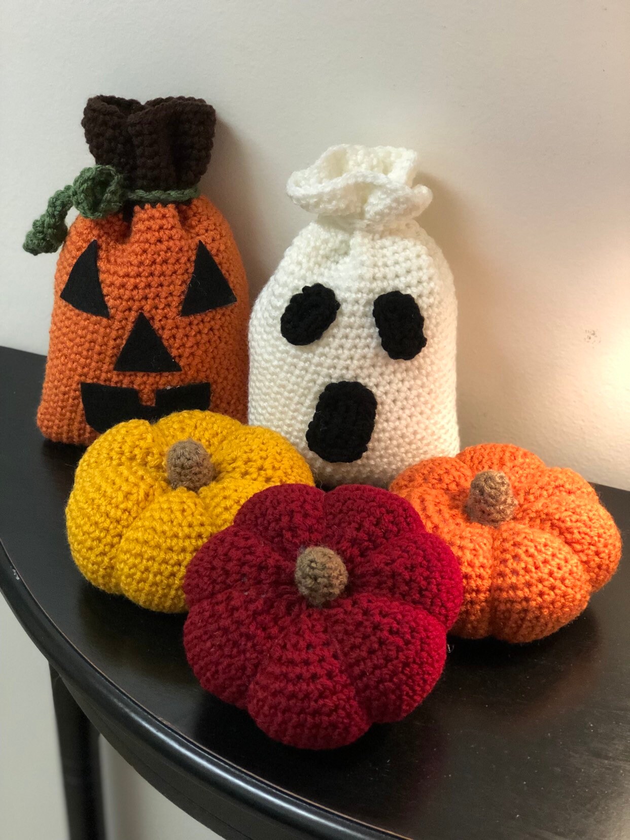 Set of 2 Ghost and Pumpkin Decoration Home Decor for Fall - Etsy