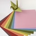 Origami Paper Sheets - Japanese Colors Tant Paper - 20 Sheets - Etsy