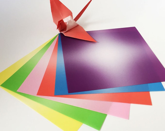 Origami Paper Sheets -gradation Design - 48 Sheets Paper Craft Supplies ...