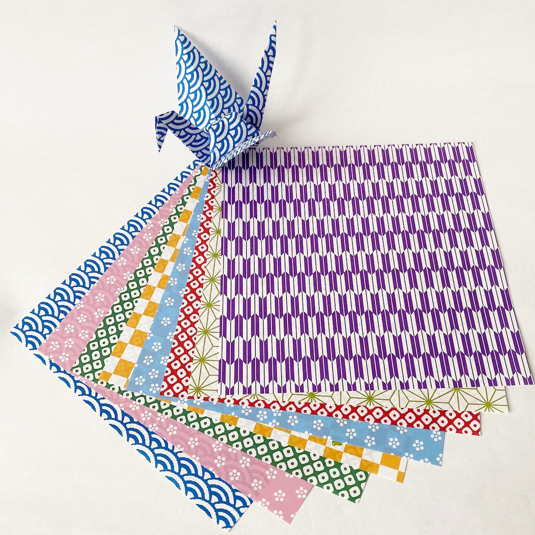 Origami Paper Sheets - Traditional Japanese Pattern - 48 Sheets for ...