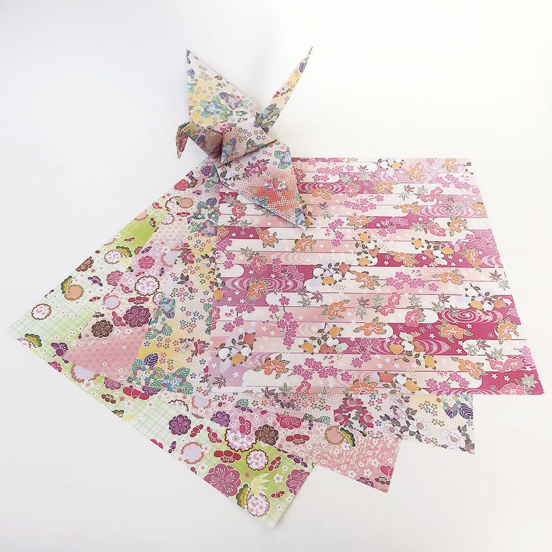 Origami Paper Sheets - Japanese Pattern Chiyogami - 40 Sheets for ...