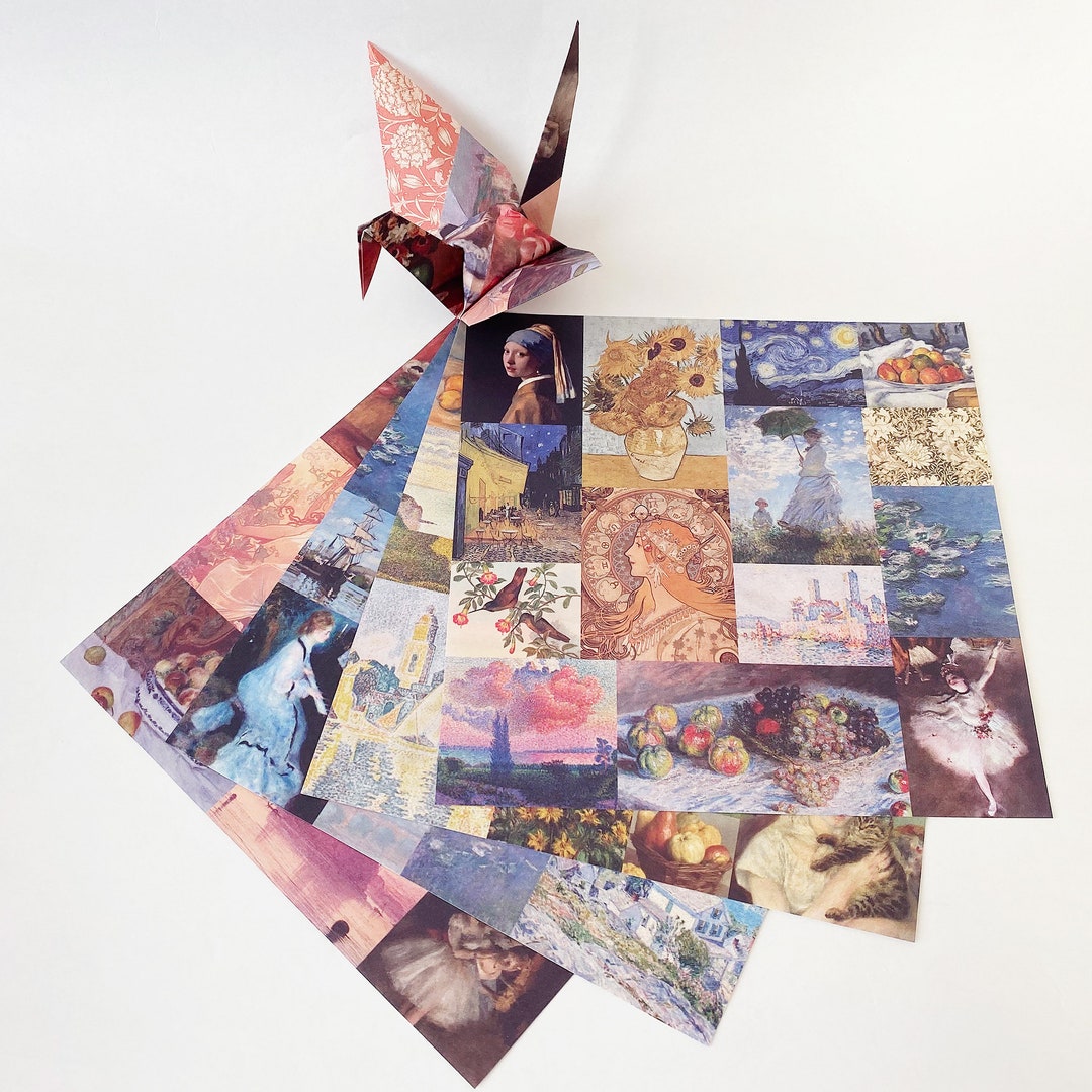 Origami Paper Sheets Art Museum Collection Design 32 Sheets for Paper ...