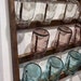 Mason Jar Storage and Display Rack Wood Wall Rack Glass - Etsy