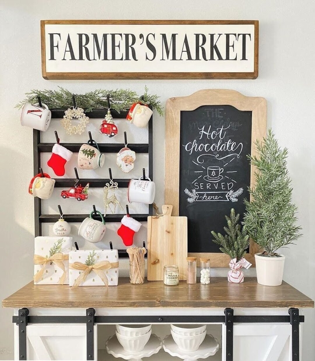 Small Mug Rack, Wood Wall Racks, Wood Kitchen Organizers, Coffee Mug ...