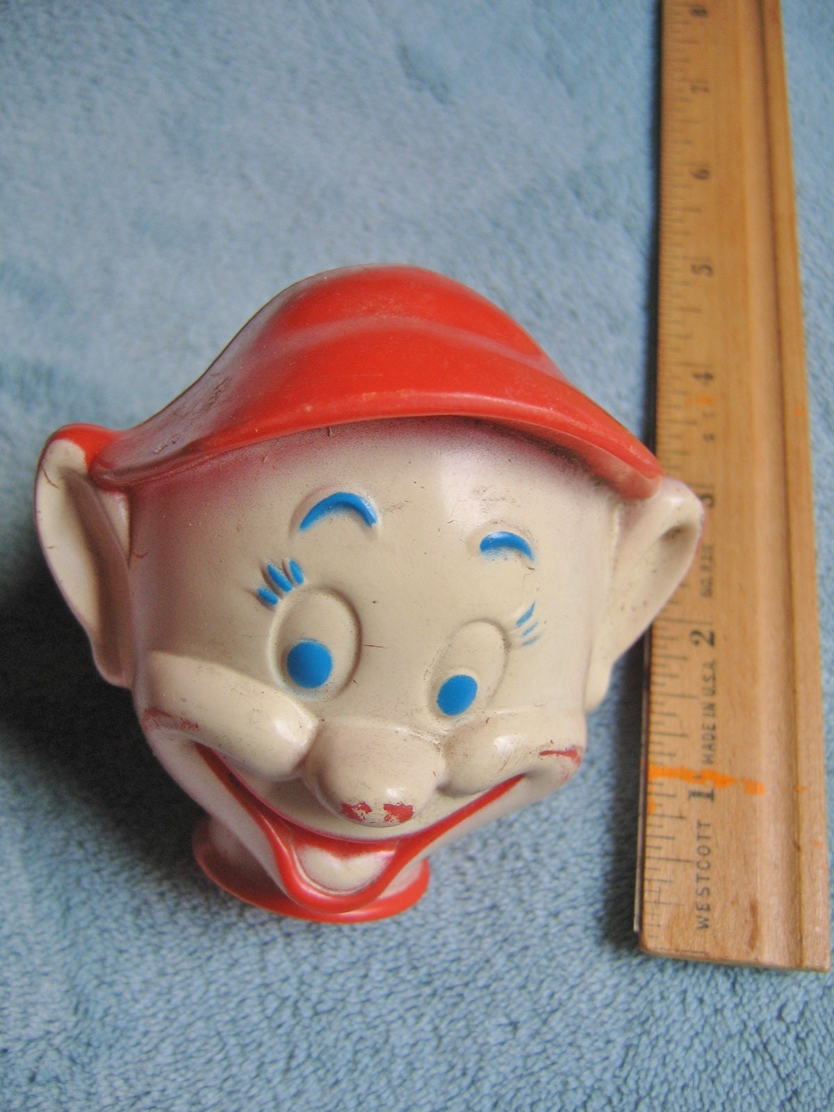 Walt Disney's Vintage Snow White Elf Dopey's Head - Etsy