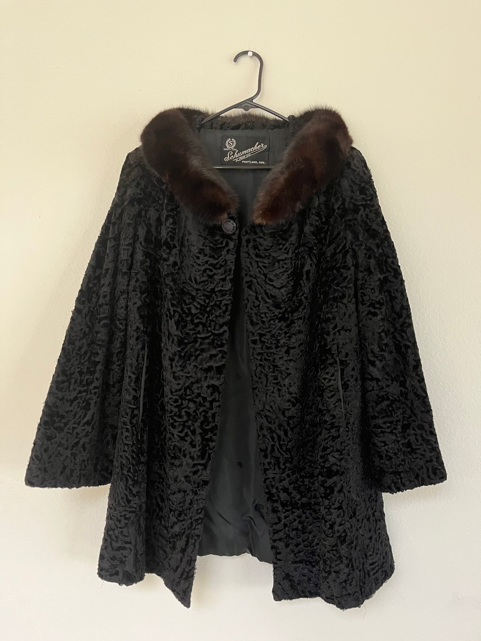 Schumacher Furs Mink & Persian Lamb Fur Coat - Etsy