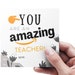 EDITABLE Thank You Gift Tag Teacher Appreciation Gift Label You Are an ...