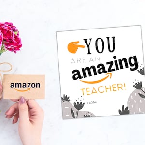 EDITABLE Thank You Gift Tag Teacher Appreciation Gift Label • You Are ...