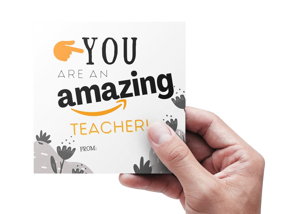 EDITABLE Thank You Gift Tag Teacher Appreciation Gift Label • You Are ...