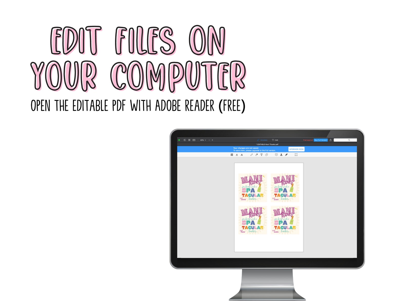 EDITABLE Thank You Gift Tag Teacher Appreciation Gift Label • MANI ...