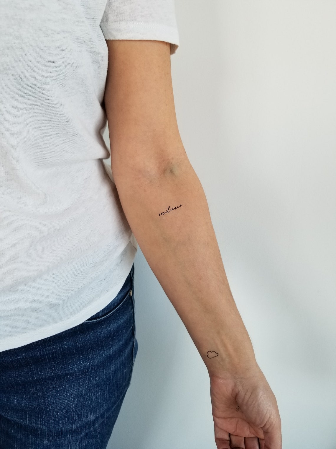 Resilience Word Temporary Tattoo (set of 4) - Etsy