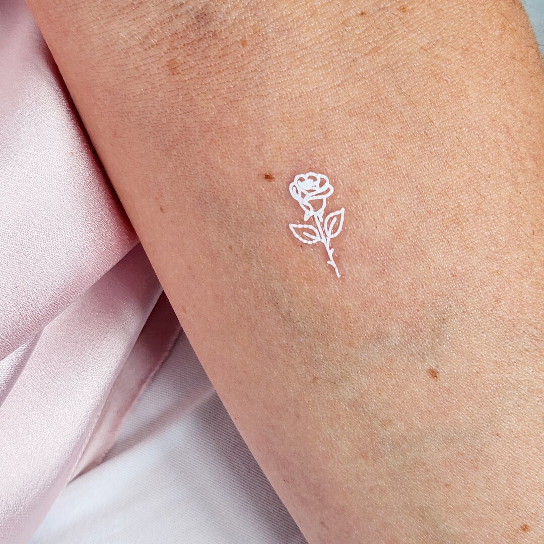Temporary Tattoo Roses (set of 4 Flowers) - Etsy