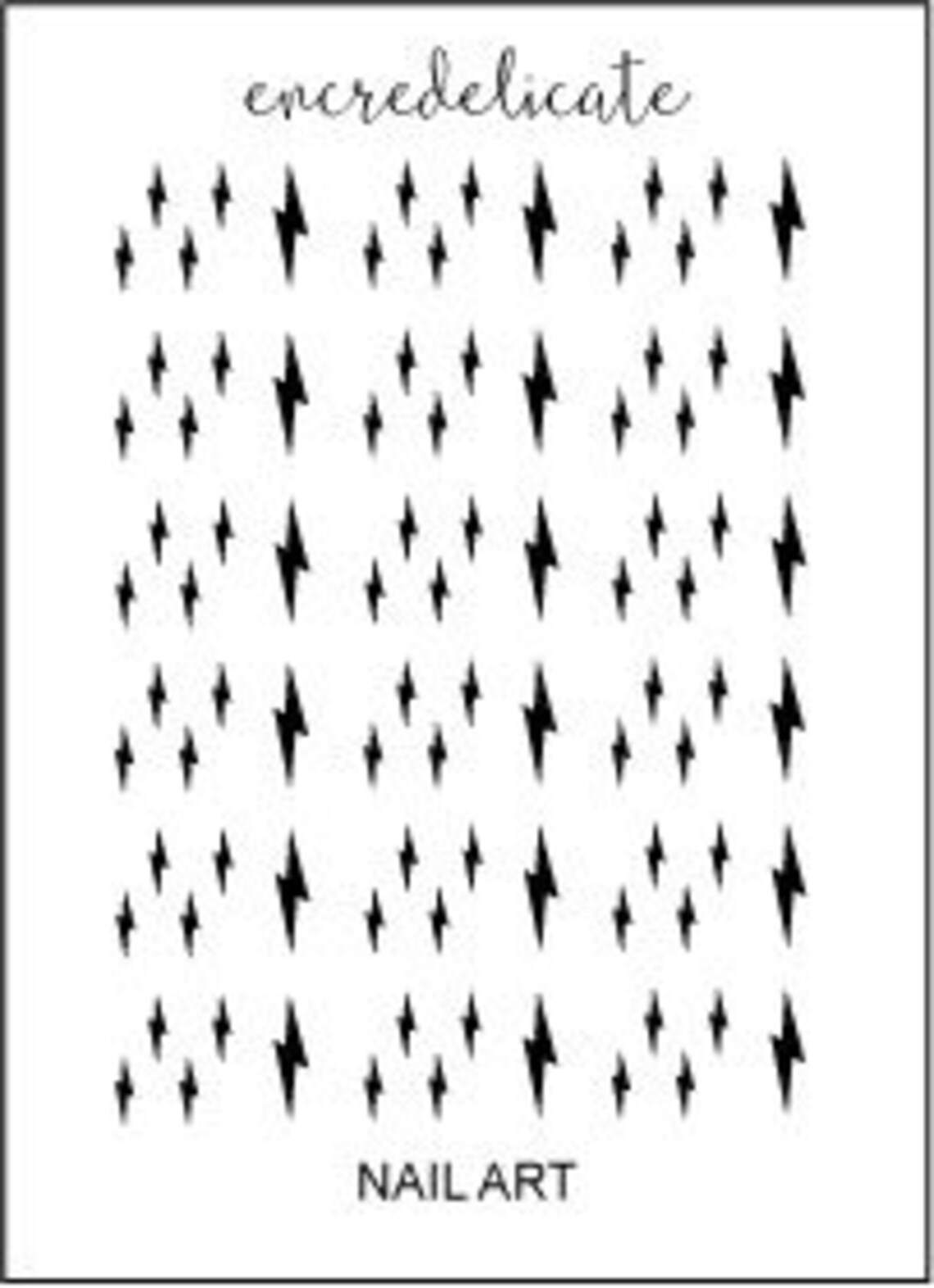 Éclair stickers nail art - Etsy France