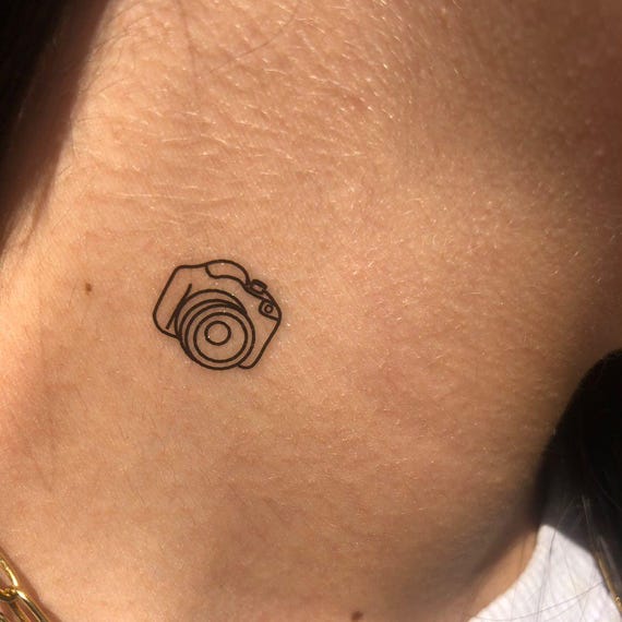 Simple Camera Tattoo Designs