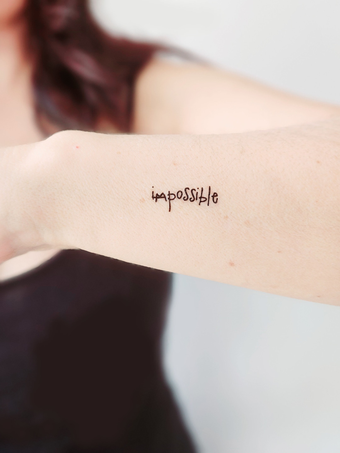 Impossible Possible Temporary Tattoos (set of 4) - Etsy