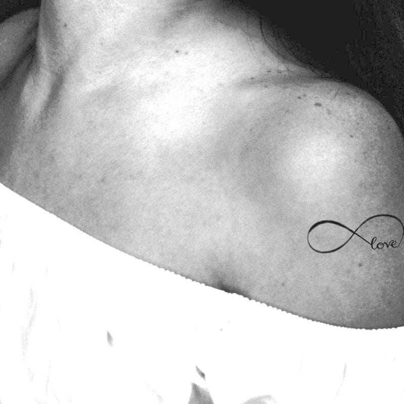 Love Infinity Tattoo - Etsy