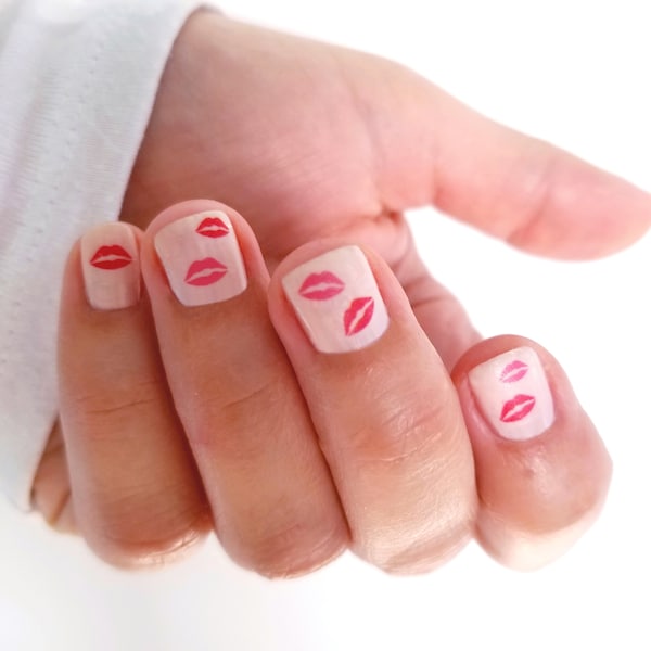 Lips Nail Stickers - Etsy