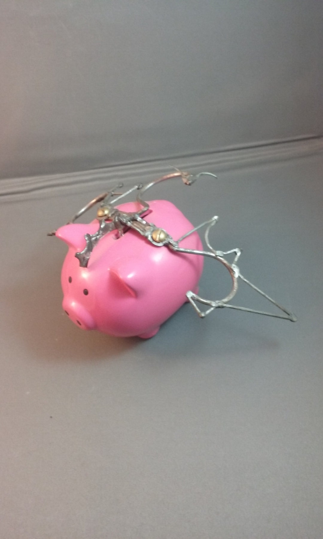Punk Rock Steam Punk Flying Pig - Etsy