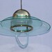 Space Age UFO Ceiling Light / Vintage Modern Disc Pendant Light / 1980s ...