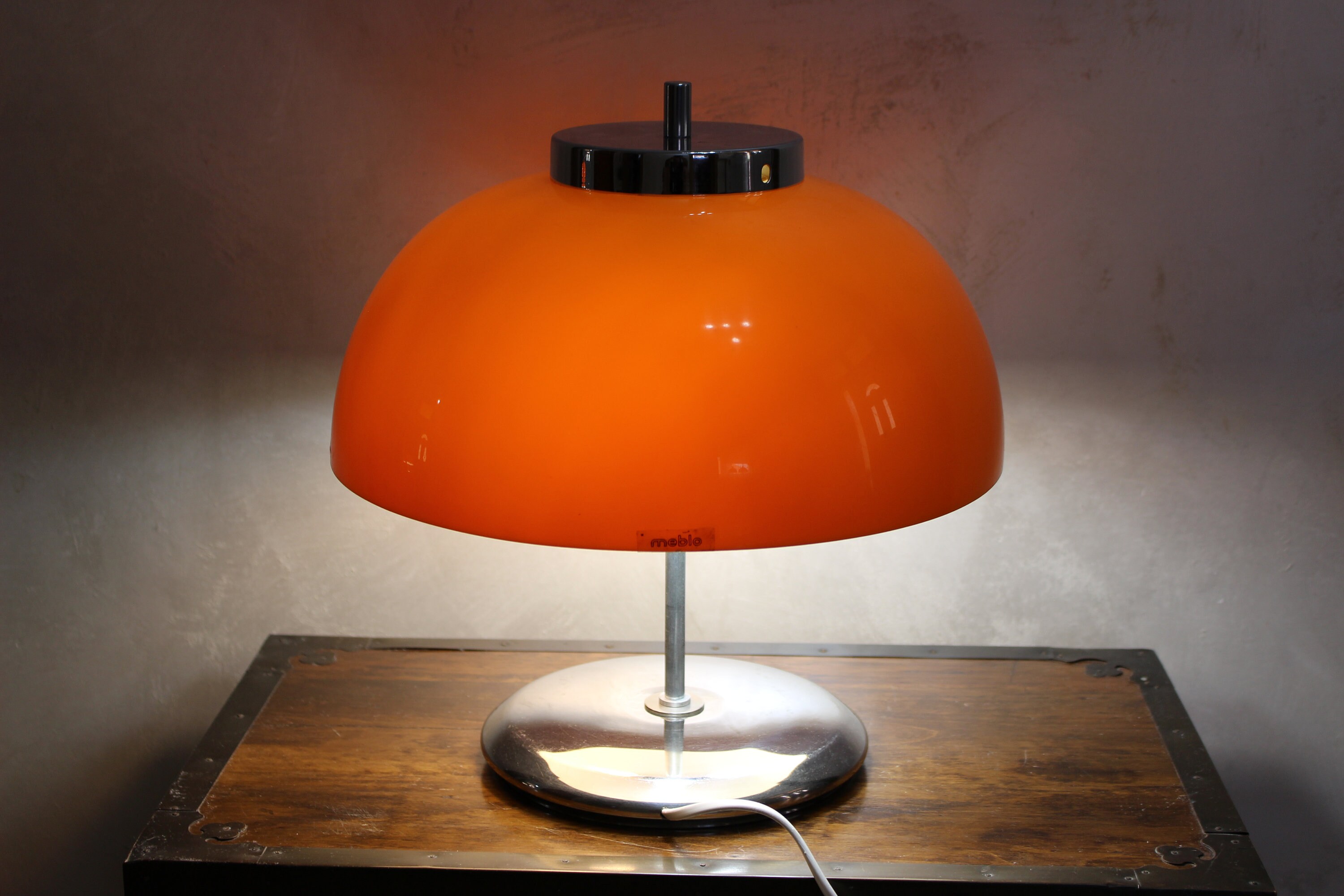 Vintage Meblo Table Lamp / Meblo for Guzzini / Atomic / Retro Lamp ...