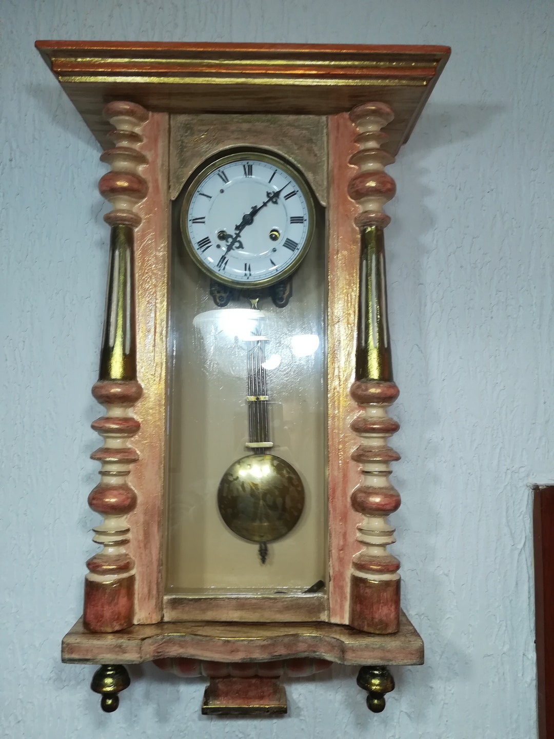 Antique Junghans Wall Clock / Modernly Restored / Model B-05 / German ...