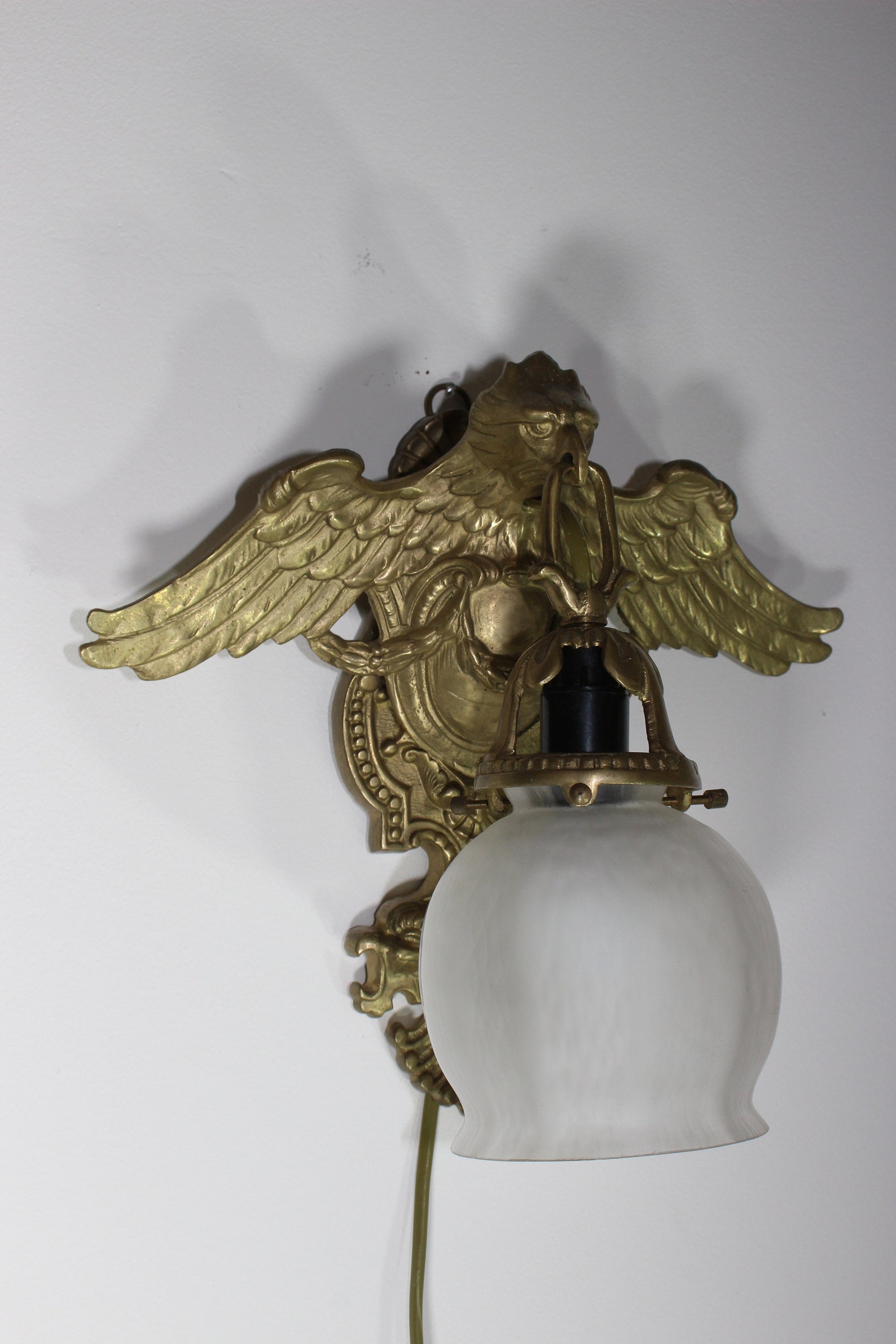 RARE Antique Wall Lamp / Art Deco Sconce Light / Antique Eagle Lamp / 1920s - Etsy