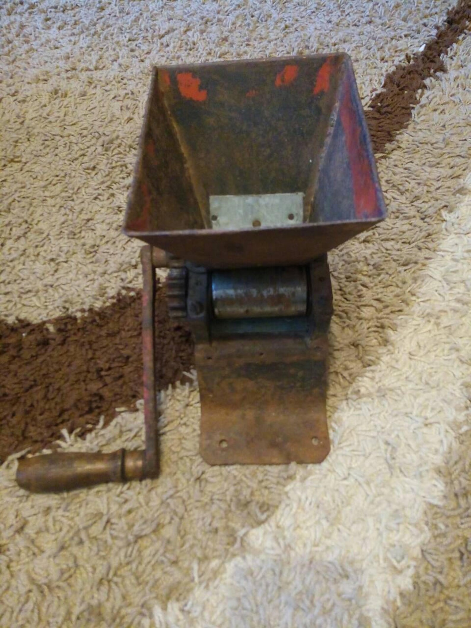 Antique/vintage Cast Iron Grinder Poppy - Etsy