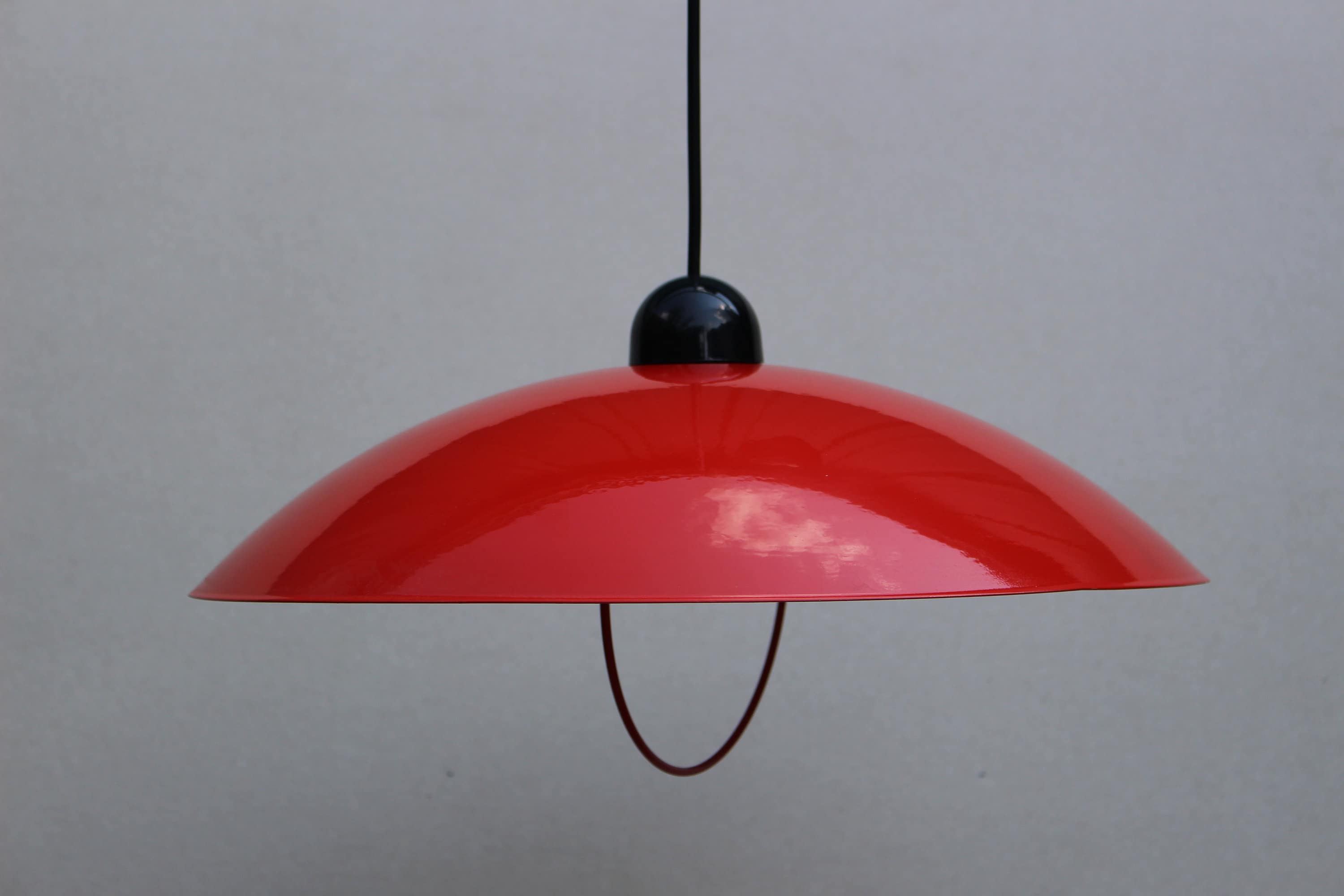 Vintage Pendant Lamp / Post Modern Lamp / Retro Hanging Light / Mid ...