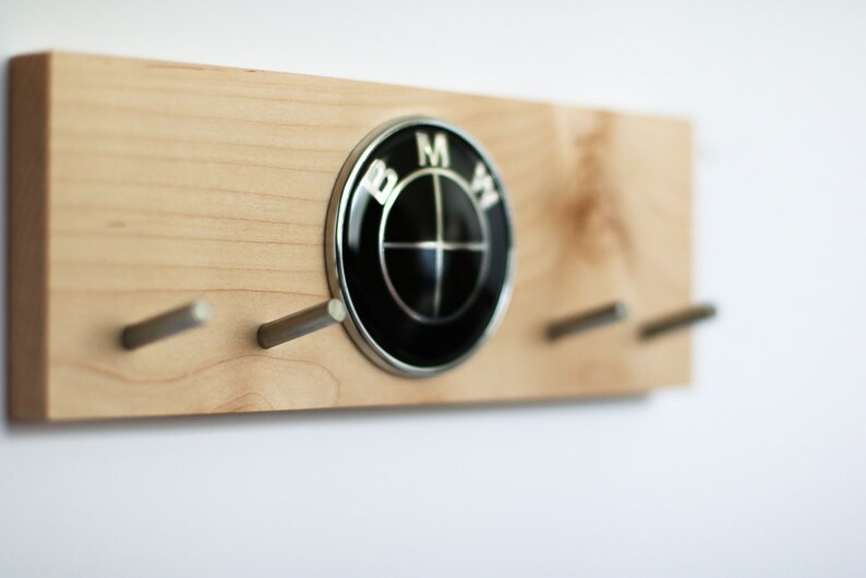 Custom BMW Car Keys Holder solid wood wall mounted key | Etsy