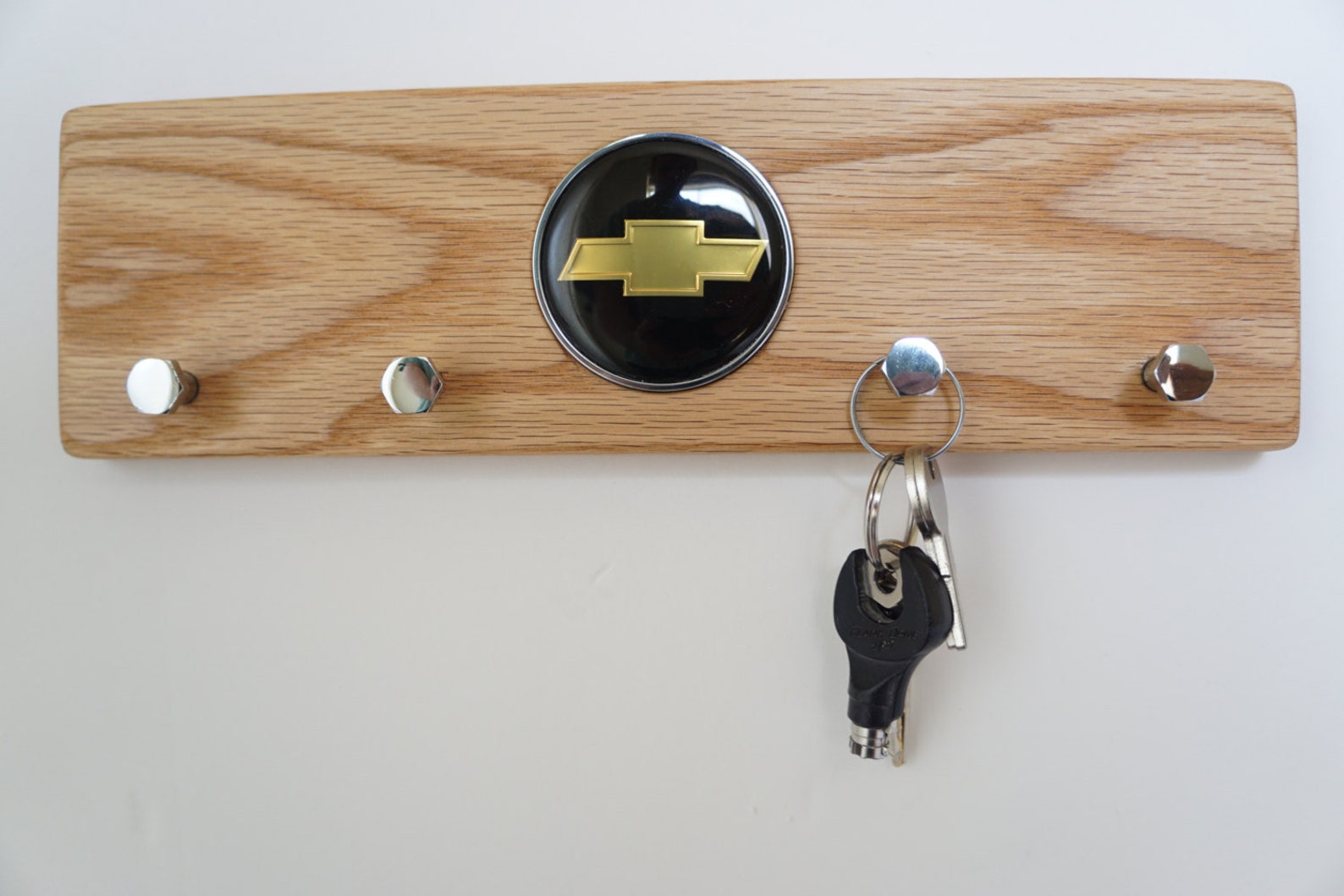 Chevy Wood Key Holder Solid Wall Mounted Key Holder Key - Etsy