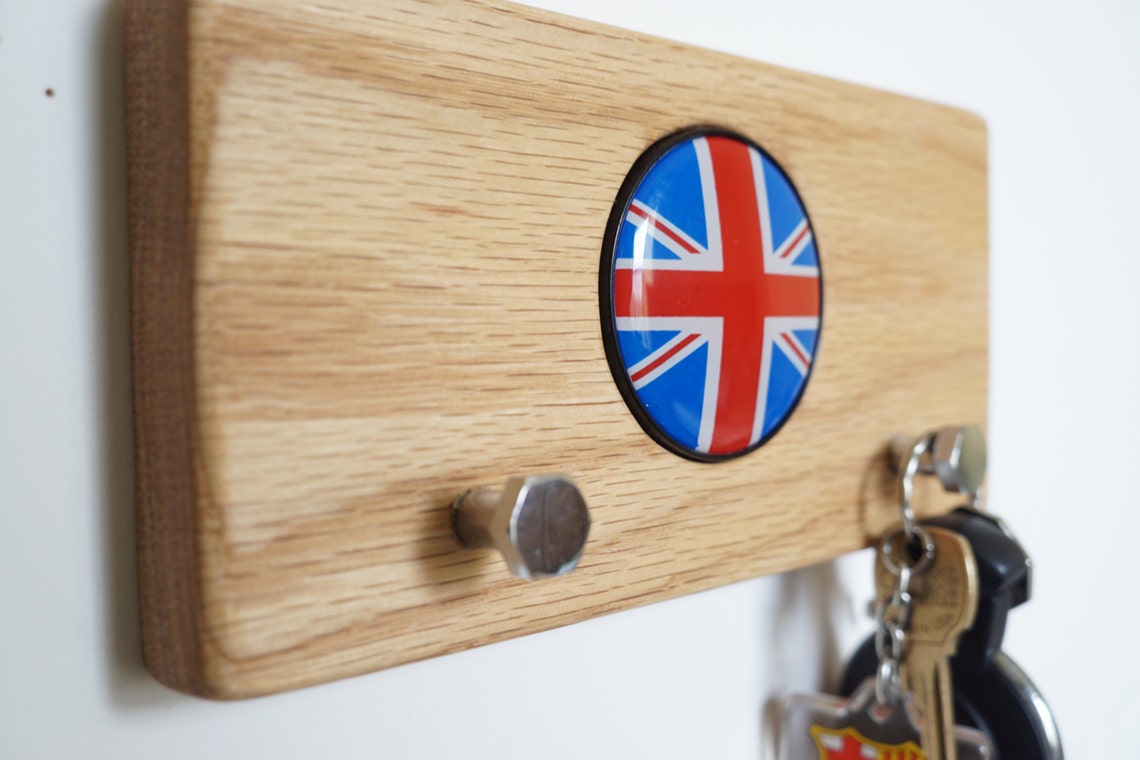 Mini Cooper Wood Key Holder Solid Wall Mounted Key Holder - Etsy