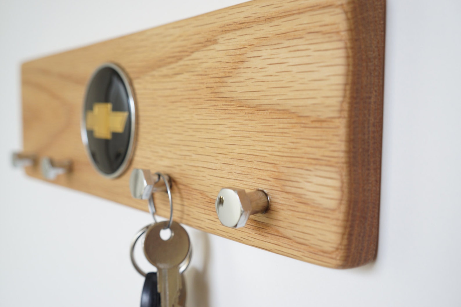 Chevy Wood Key Holder Solid Wall Mounted Key Holder Key - Etsy
