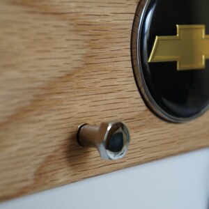 Chevy Wood Key Holder, Solid Wall Mounted Key Holder, Key Organizer ...