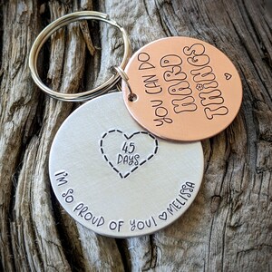 Recovery Keychain. Sobriety Birthday Gifts. 30 Days 1 Year 2 Years ...