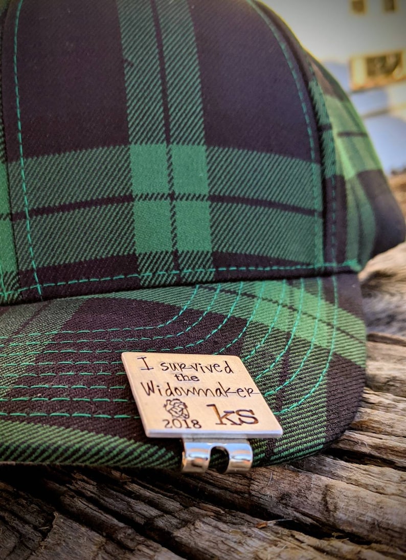 Personalized Hand Stamped Hat Clip. Custom Fathers Day Gifts. - Etsy