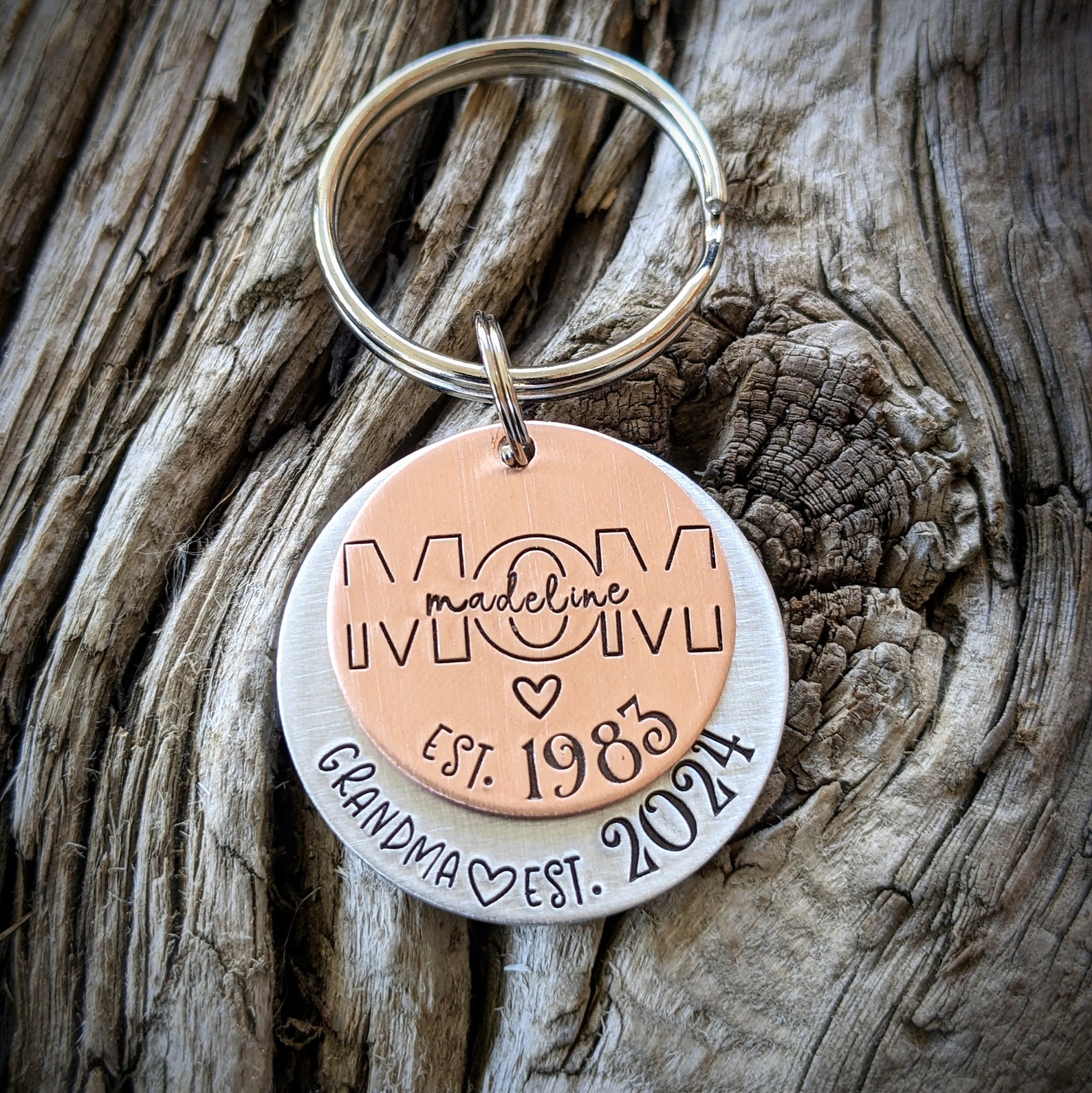 Grandma Keychain. Pregnancy Announcement for Mom. Grandmother Gifts ...
