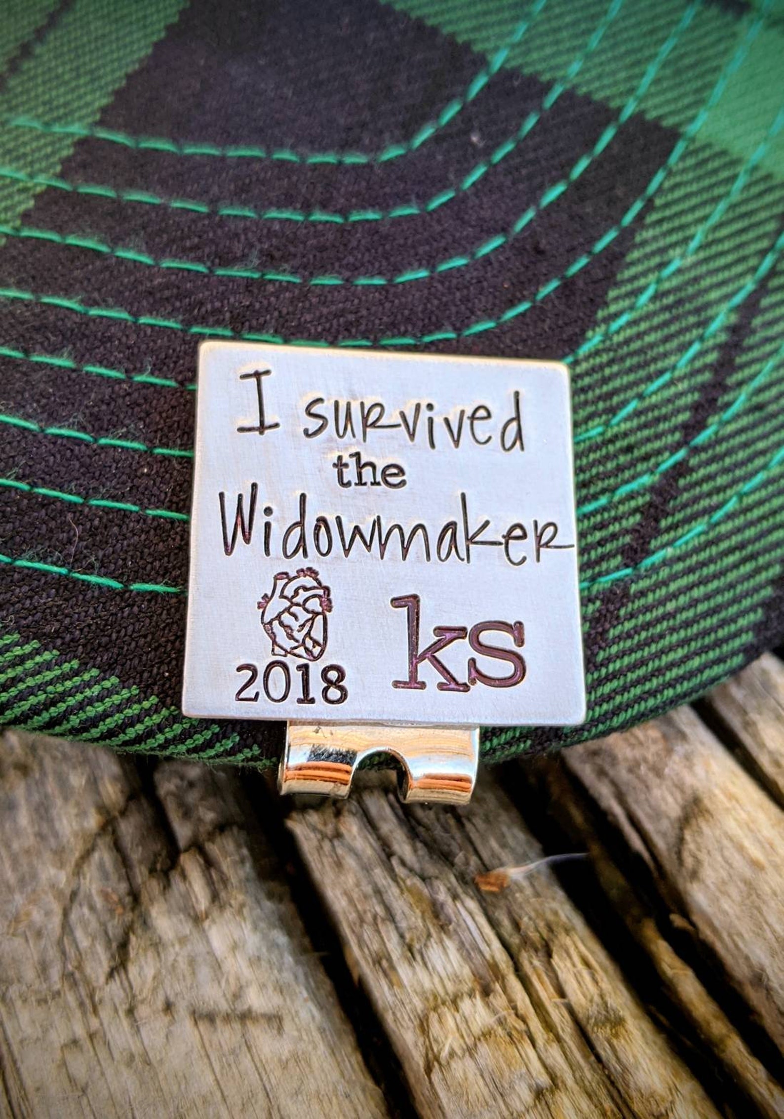 Personalized Hand Stamped Hat Clip. Custom Fathers Day Gifts. - Etsy