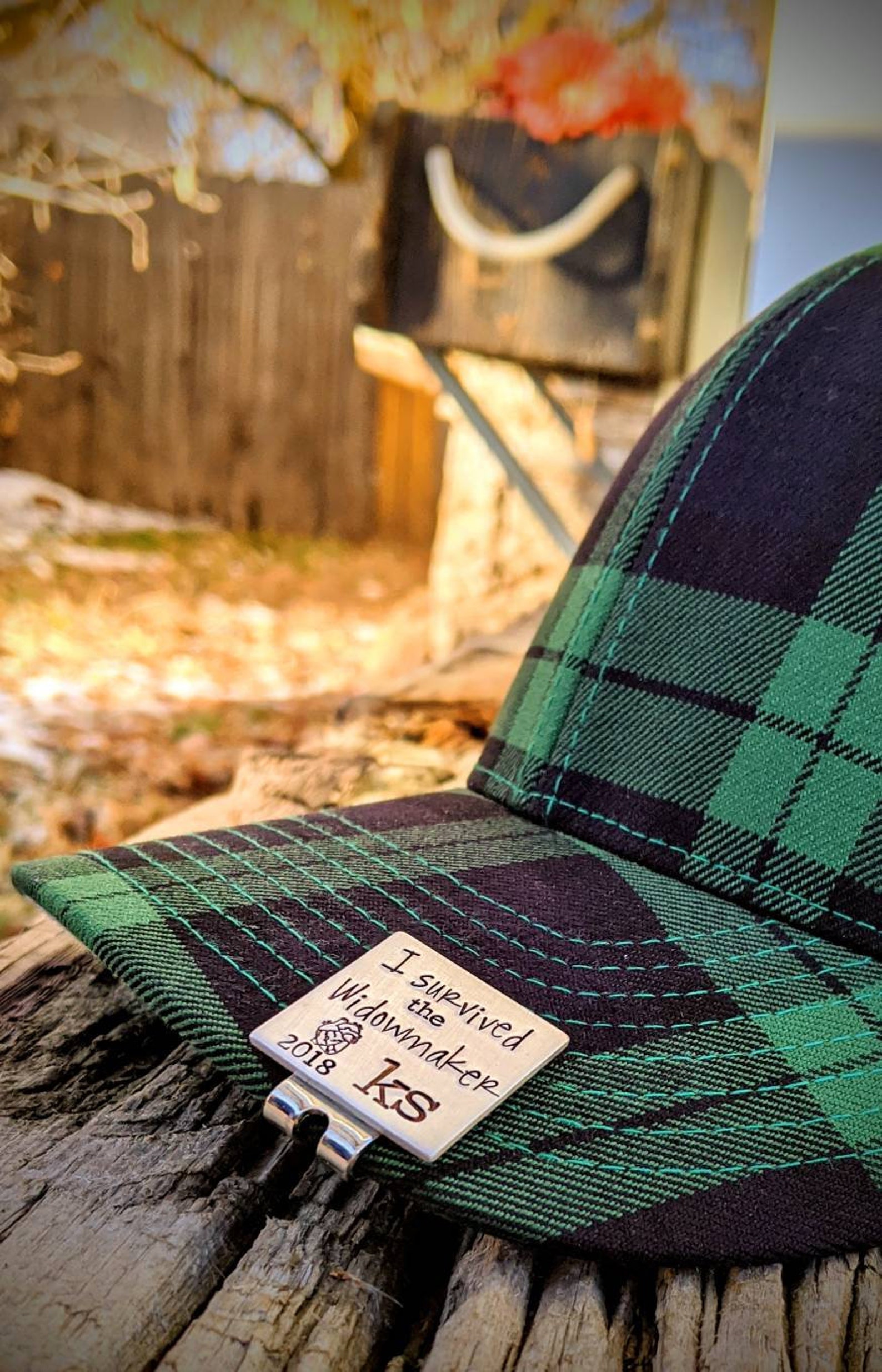 Personalized Hand Stamped Hat Clip. Custom Fathers Day Gifts. | Etsy