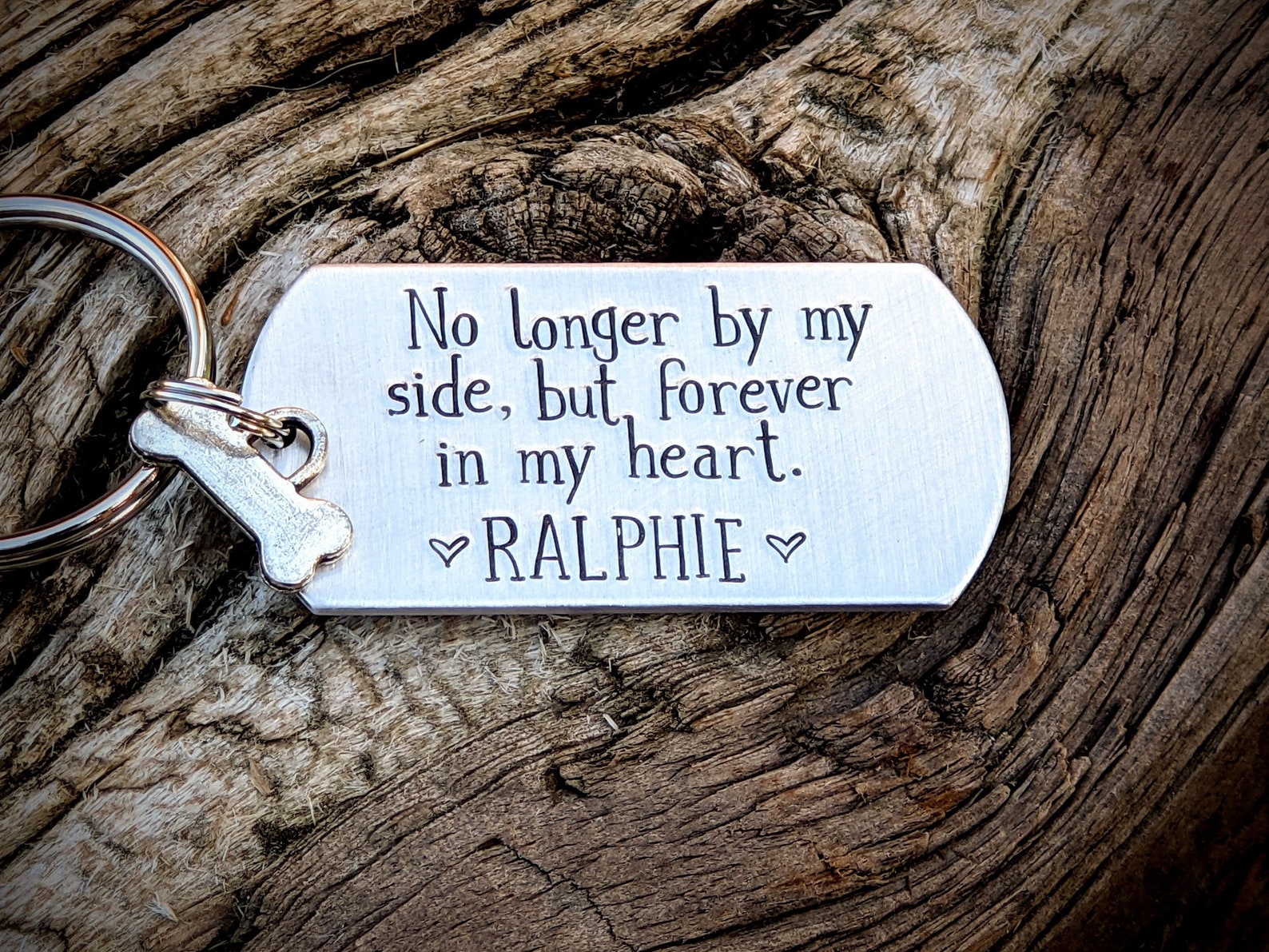 Personalized Pet Memorial Keychain. Dog Memorial Gift. Loss of - Etsy