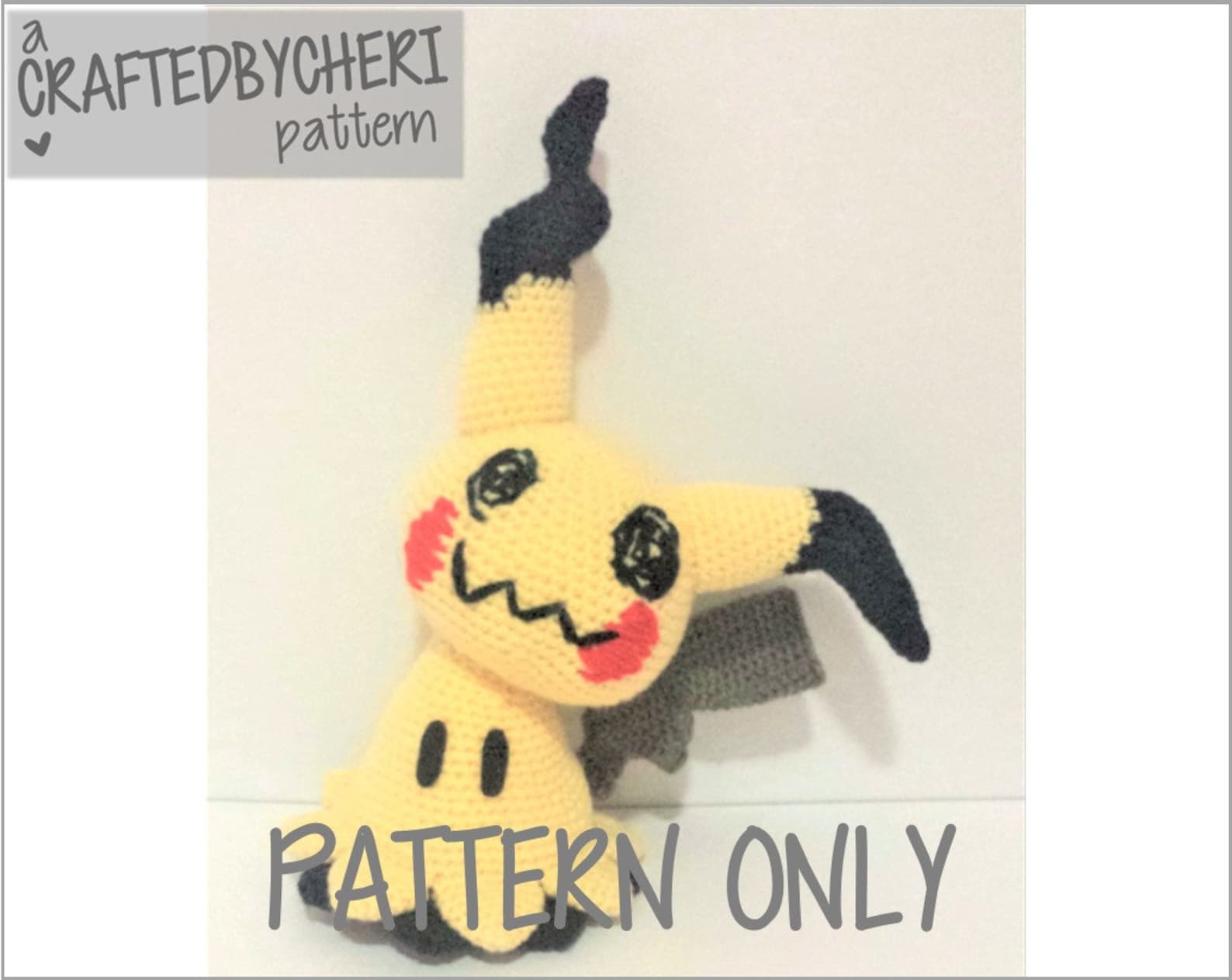 PATTERN Mimikyu Pokemon Crochet Plushie - Etsy