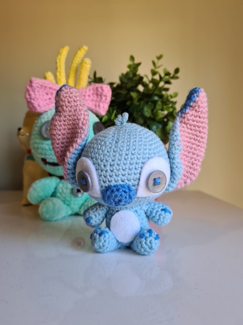 PATTERN Chibi Stitch Lilo and Stitch Crochet Plushie | Etsy