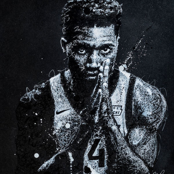 Donovan Mitchell Art Print - Etsy