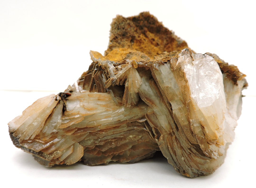 Large Baryte / Barite With Limonite Coating From Morocco - Etsy UK