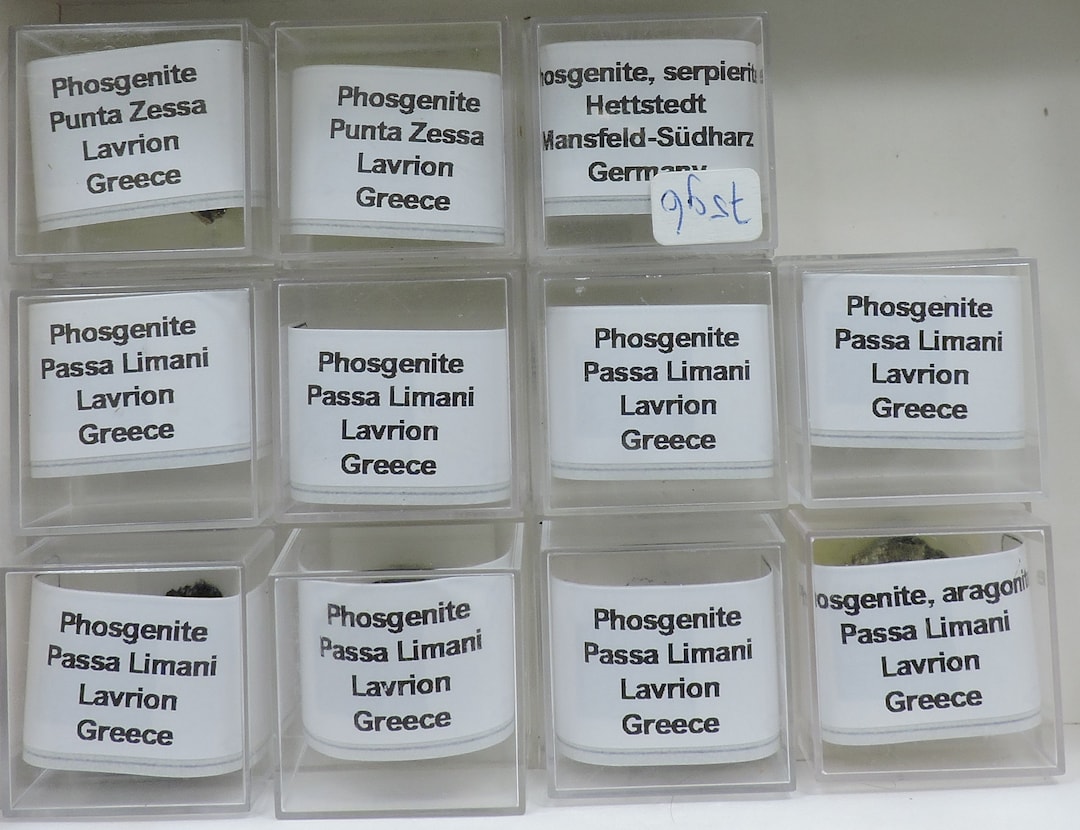 Phosgenite Micromounts From Greece and Germany - Etsy