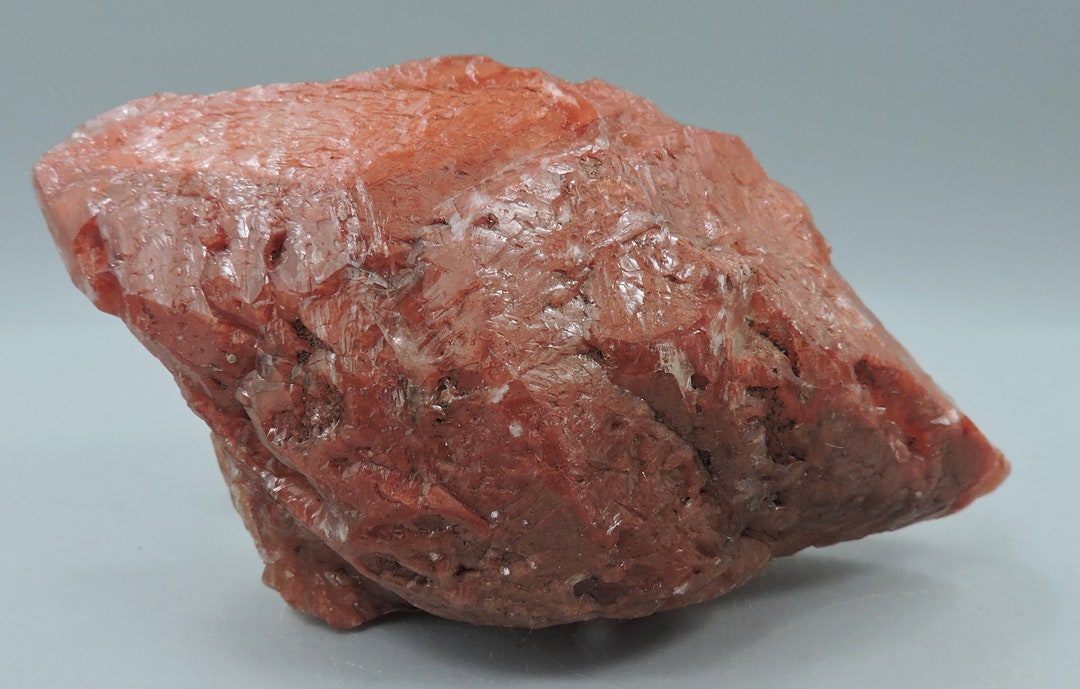 Red Calcite, Coloured by Hematite From Morocco – Old Find – Cabinet ...