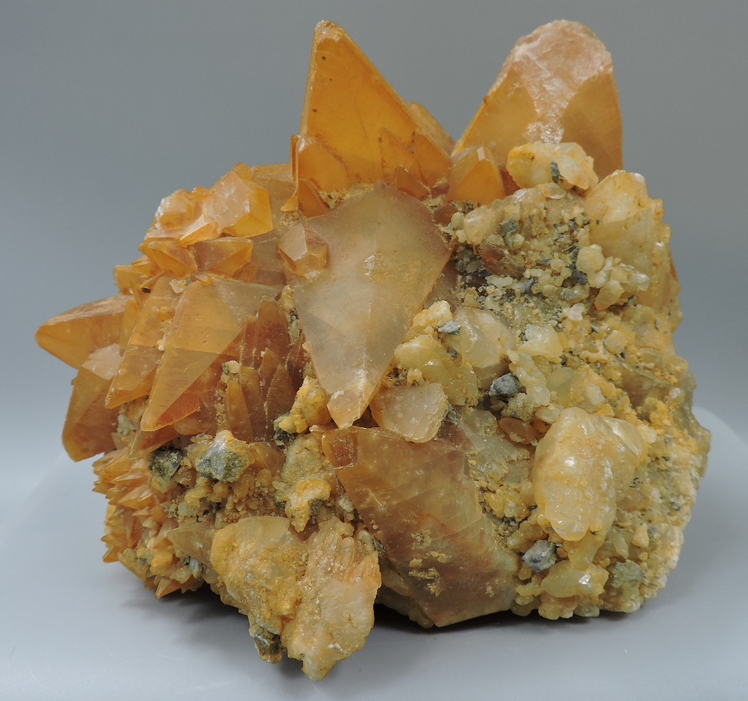 Large Calcite Crystal Cluster From Spain Large Cabinet Size - Etsy Ireland
