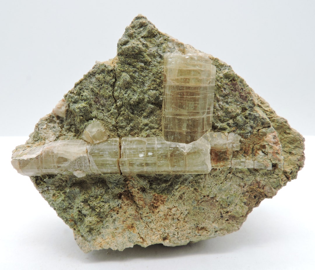 Apatite on Matrix From Morocco Cabinet Size - Etsy