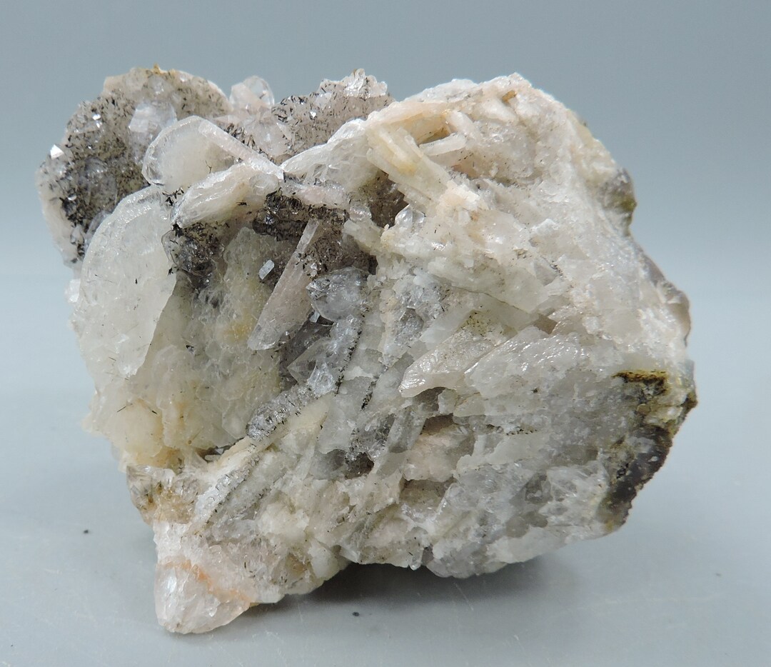 Quartz and Goethite on Baryte From Morocco – Old Find – Miniature - Etsy