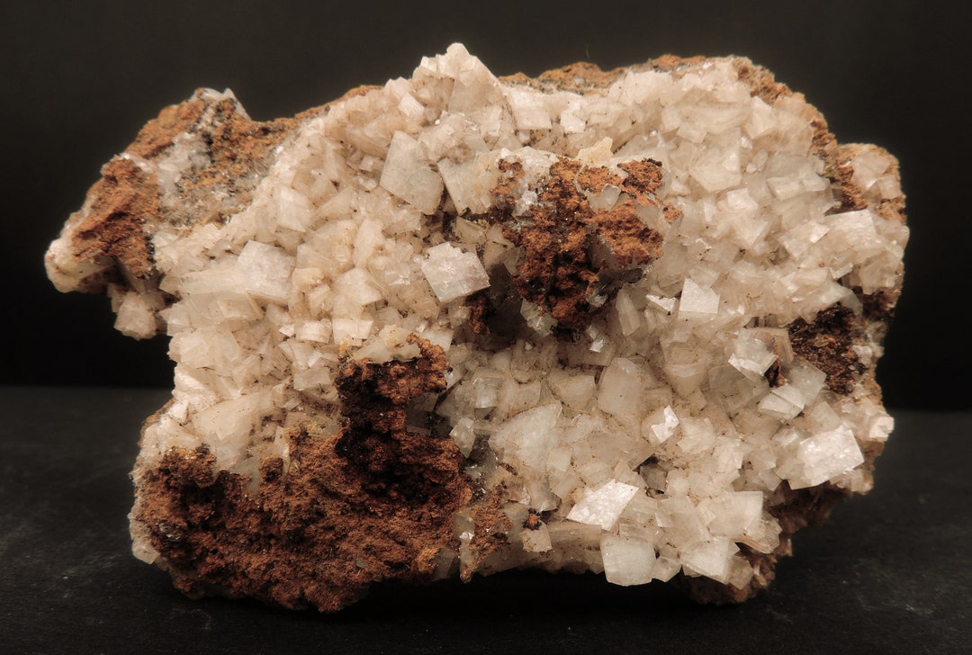Hemimorphite Crystals on Limonite Matrix From Mexico - Cabinet Size - Etsy