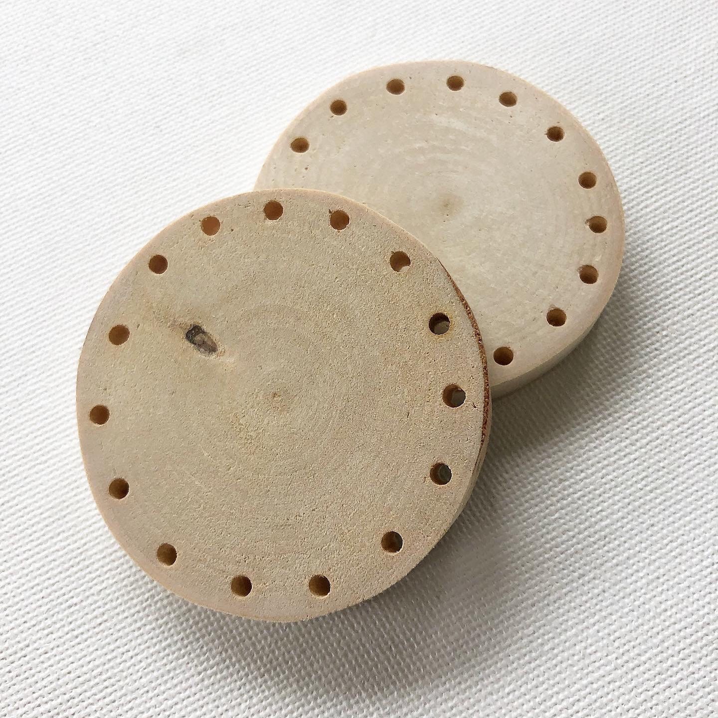 Weaving Base 2 Pack Birch Tree, Coil Weaving Base, Wood Rounds, Wooden ...